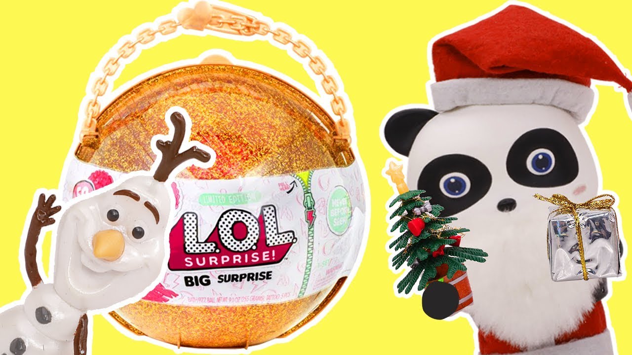 Open Christmas LOL Surprise Ball | Surprise Dolls | Play Doh | Kids ...