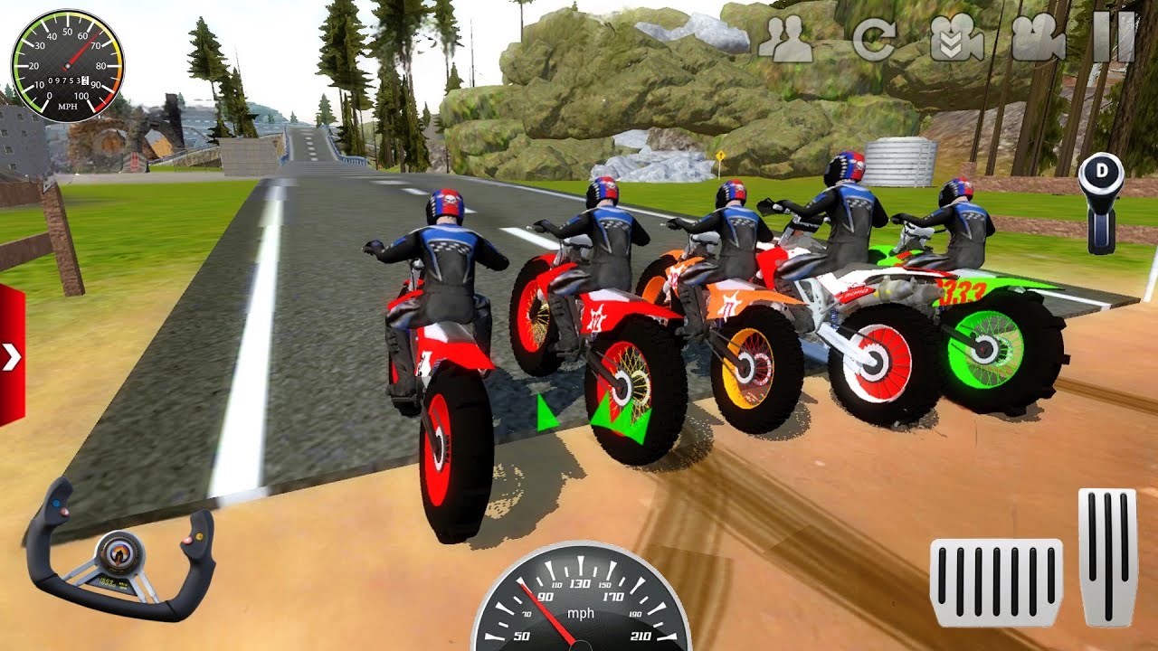 Motocross Dirt Bike Extreme Stunts #1 - Offroad Outlaws Motorbike Best ...