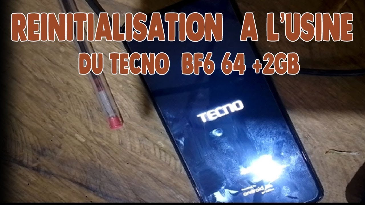Comment réinitialiser votre Tecno POP BF6 et retrouver votre écran d ...