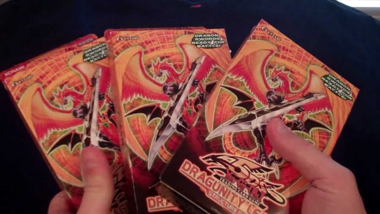 Opening a Yugioh Dragunity Legion Structure Deck - YouTube