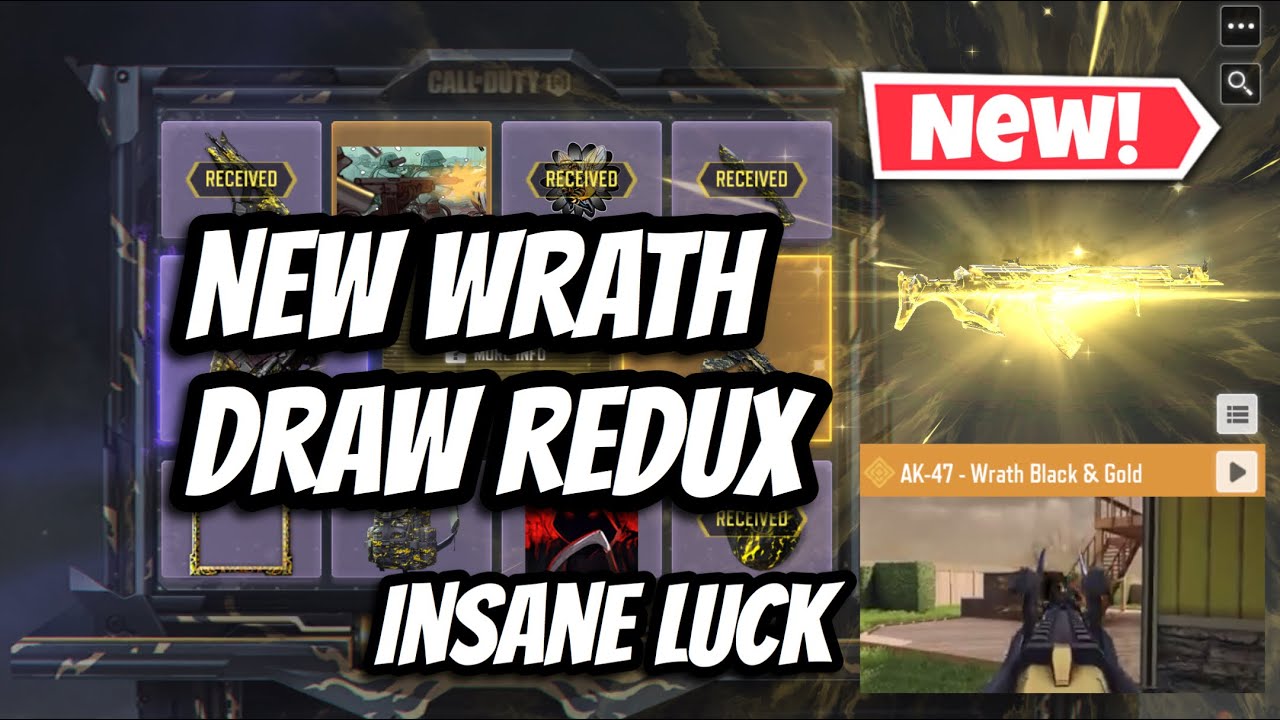 New wrath draw redux | Call of Duty Mobile - YouTube