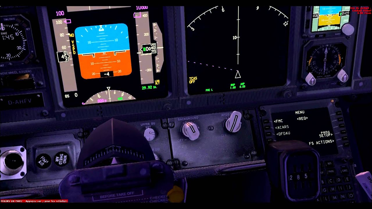 PMDG 737-NGX TUIFly Cockpit lights test HD - YouTube