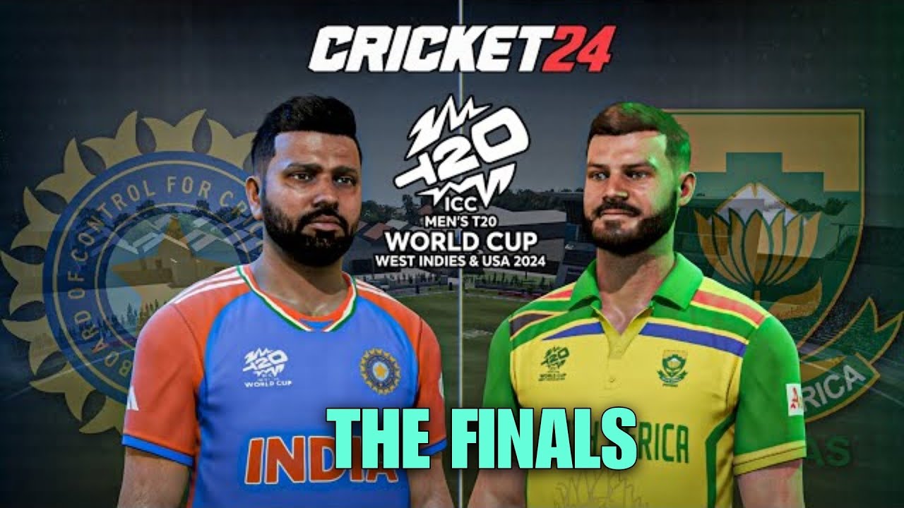 India vs South Africa ICC T20 World Cup 2024 Final Match SuperOver - Cricket 24 - Gameplay Video ...