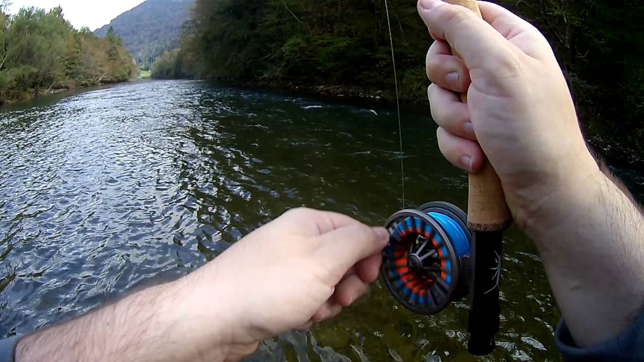 French nymphing - grayling Kolpa | test EKEN H8R 4K - YouTube