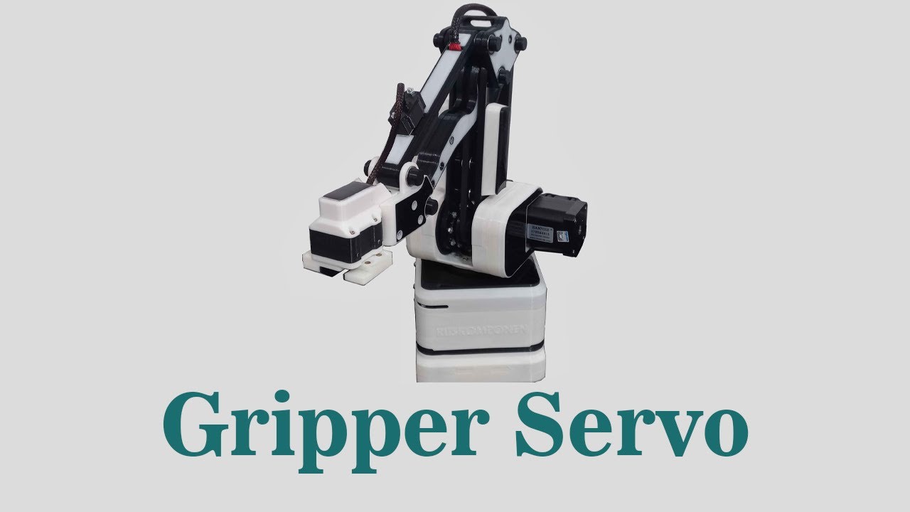Cara menggunakan gripper servo robot arm RNV3 - YouTube