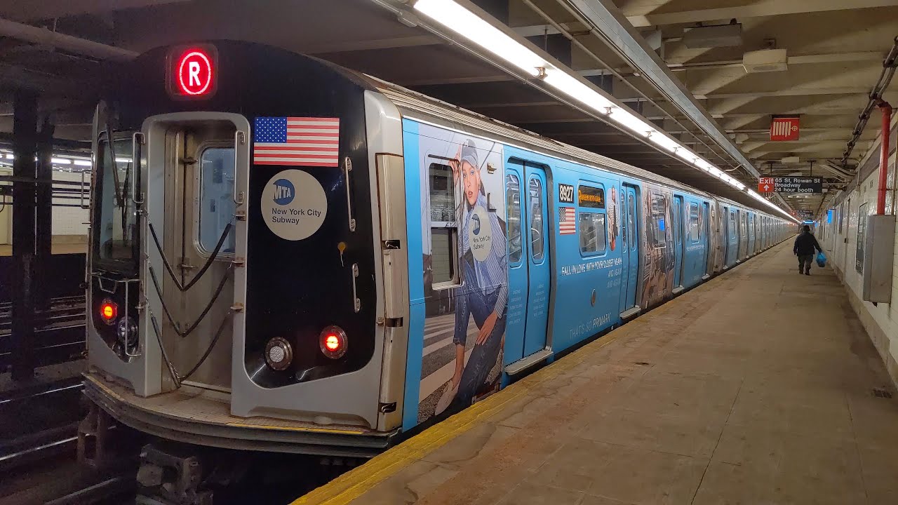 NYC Subway: R160 with Primark Wrap Running on the R Line - YouTube