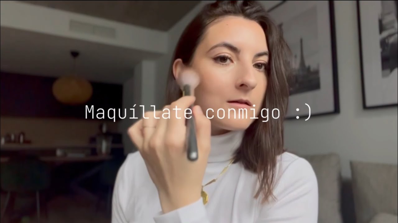 Tutorial: piel mate natural + delineado sutil - YouTube