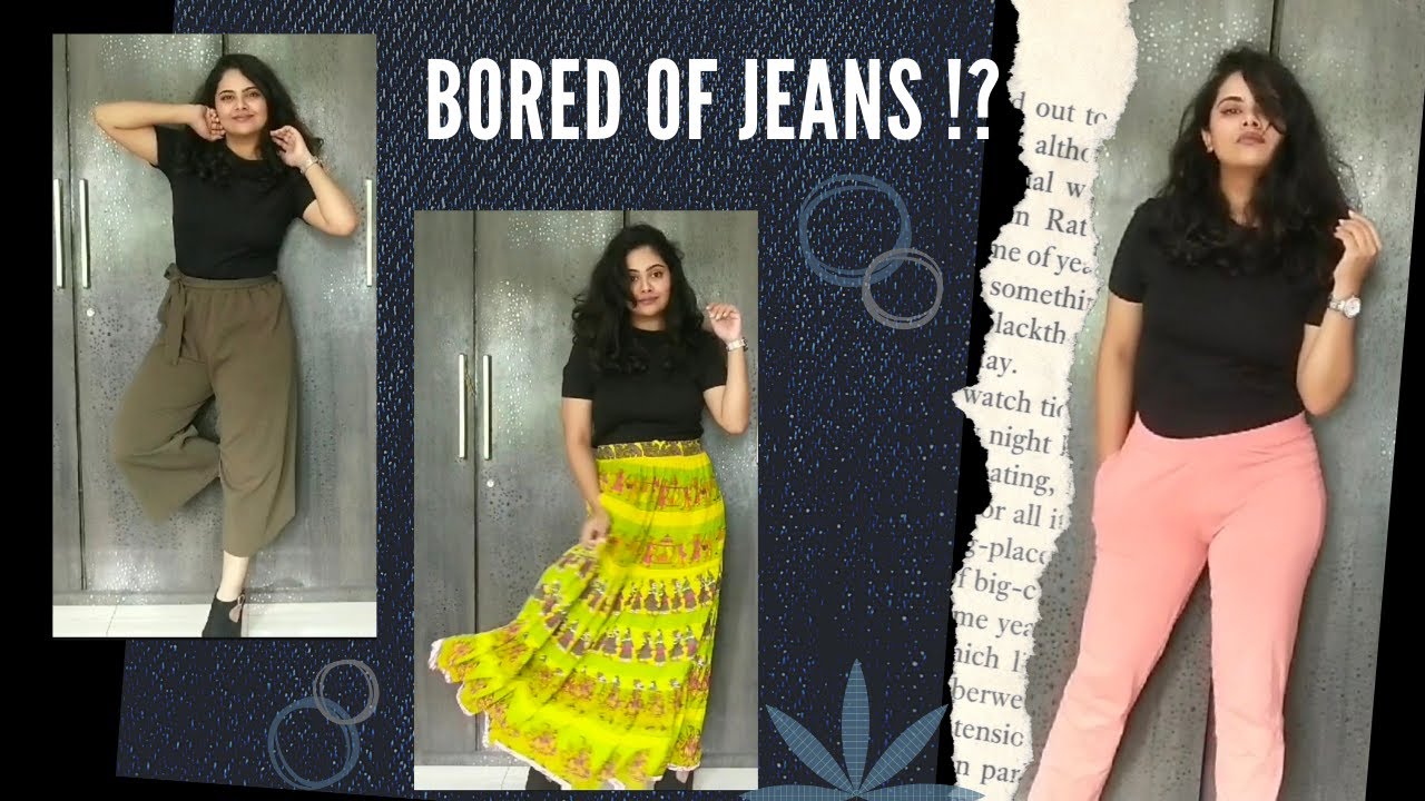 Ditch Denim jeans & wear these || Lookbook 2.0 - YouTube