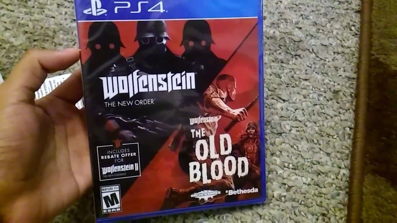 Wolfenstein Double Pack PS4 Unboxing - YouTube