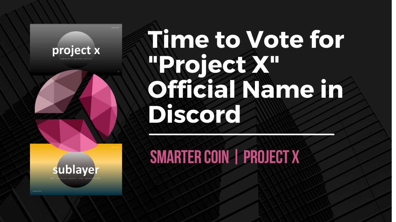Take 5 min to Vote Your Favorite Name for "Project X" - YouTube