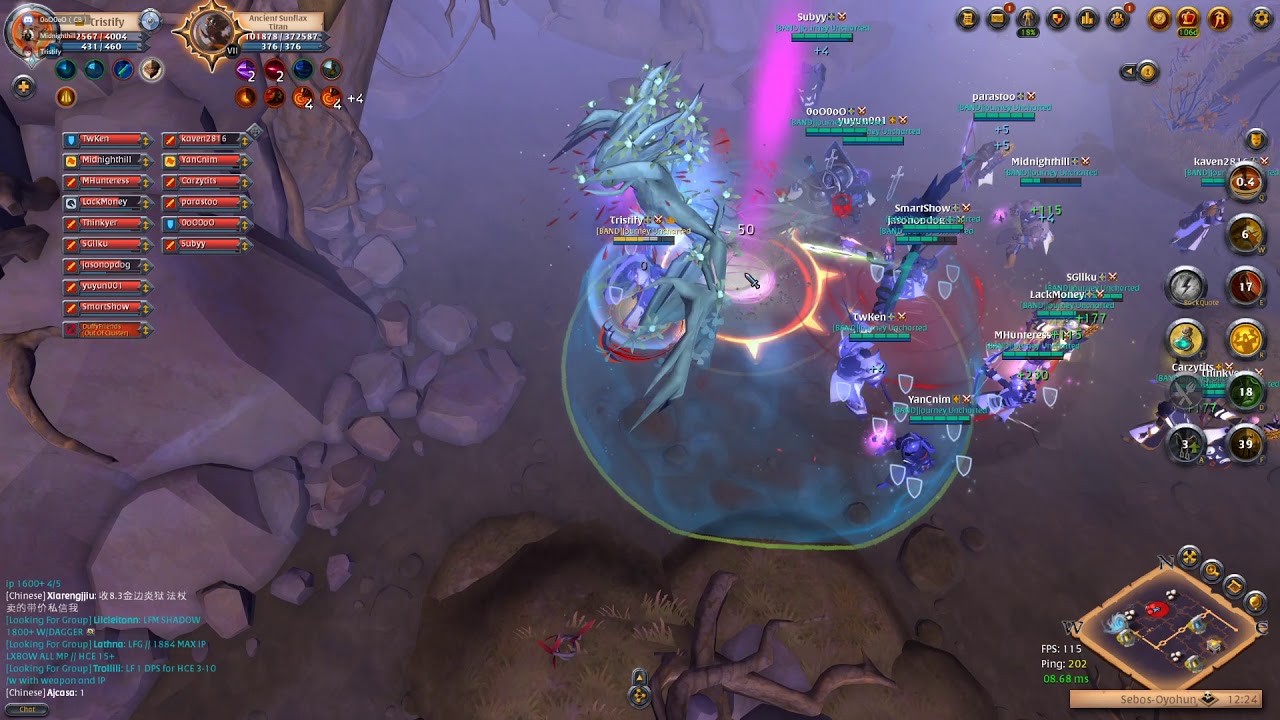 Albion Online | Road of Avalon - T7 Fiber Titan - YouTube