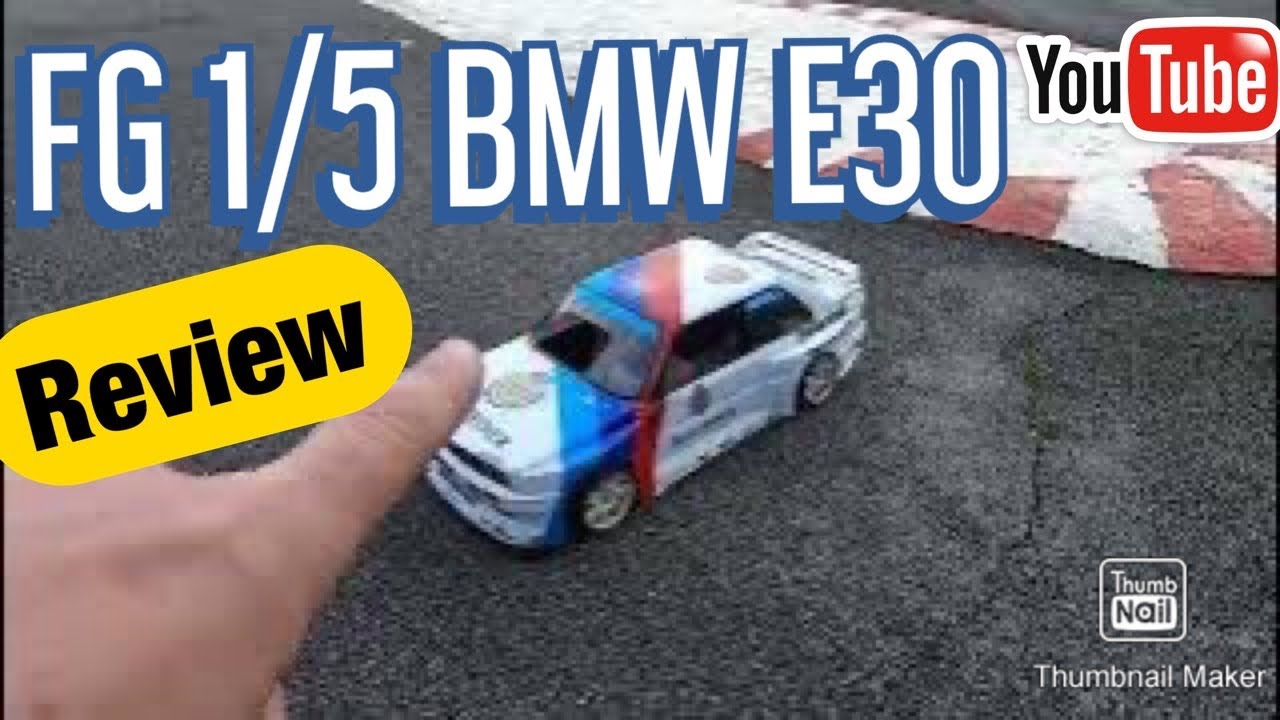 🔵 PRESENTATION 1/5 FG BMW E30 - MOTEUR FG G 260 de 26CC - YouTube