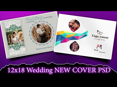 12x18 new WEDDING ALBUM COVER PSD Pack 69 - YouTube