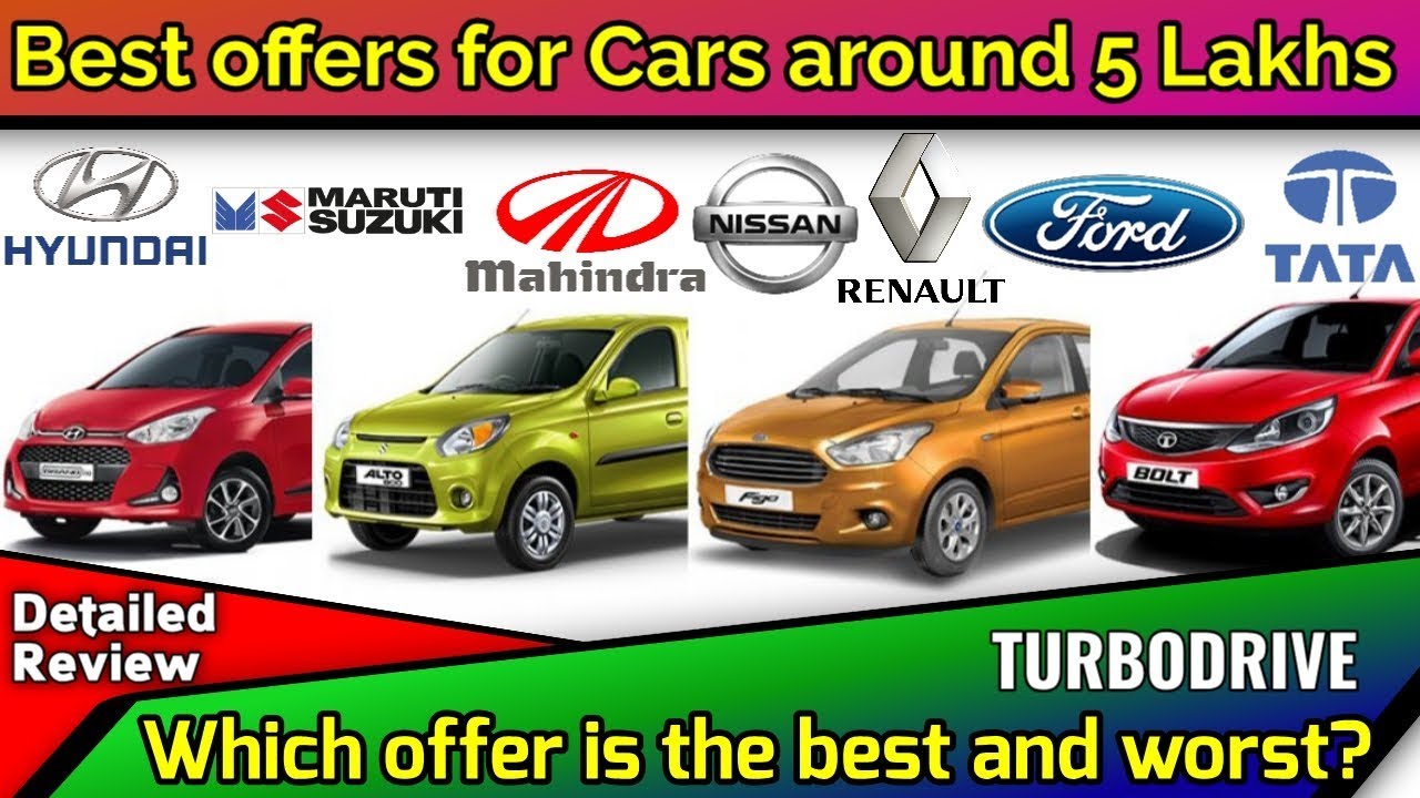 Best diwali Discount for 5 lakh rupees cars | Ford, hyundai, mahindra ...