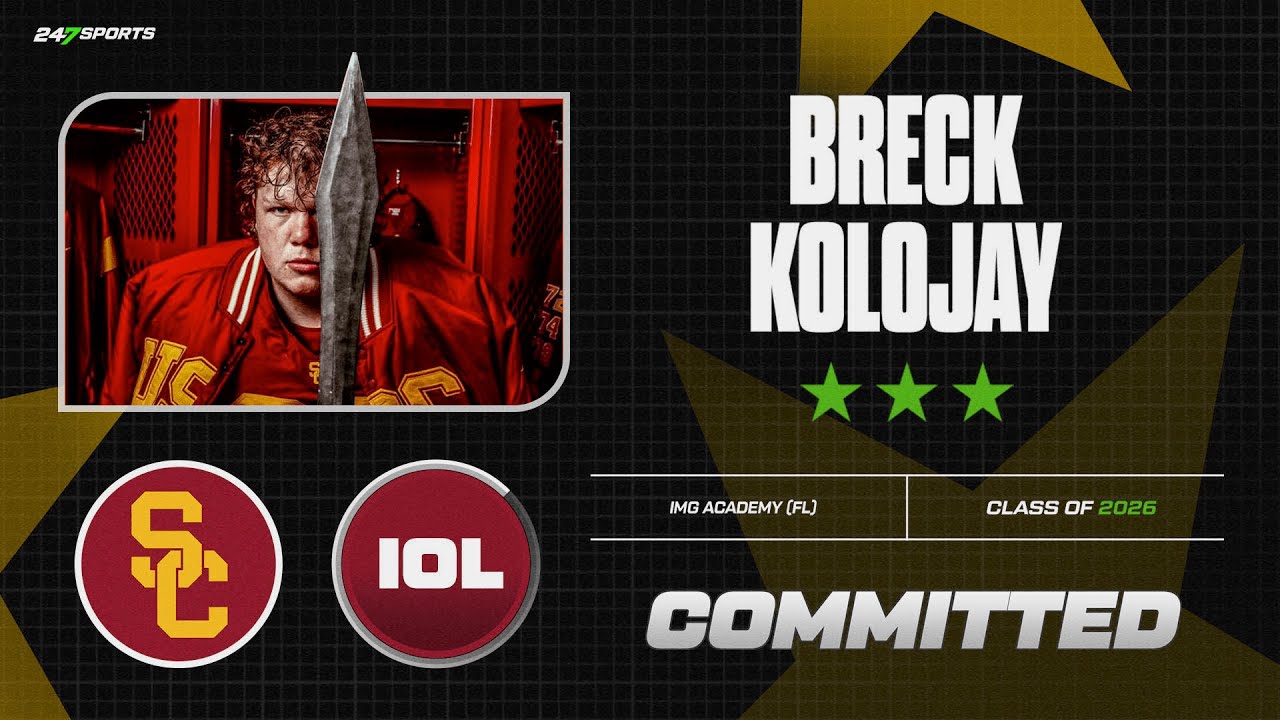 WATCH: IOL Breck Kolojay Commits to USC LIVE on CBS Sports | No. 21 IOL ...