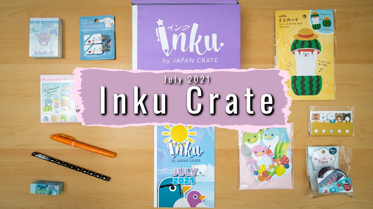 Unboxing the July 2021 Inku Crate - YouTube