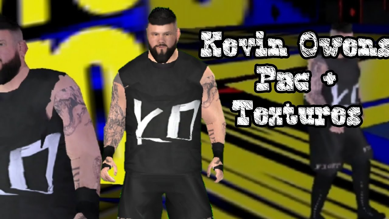 WWE 2K23 PSP: KEVIN OWENS PAC + TEXTURES - YouTube
