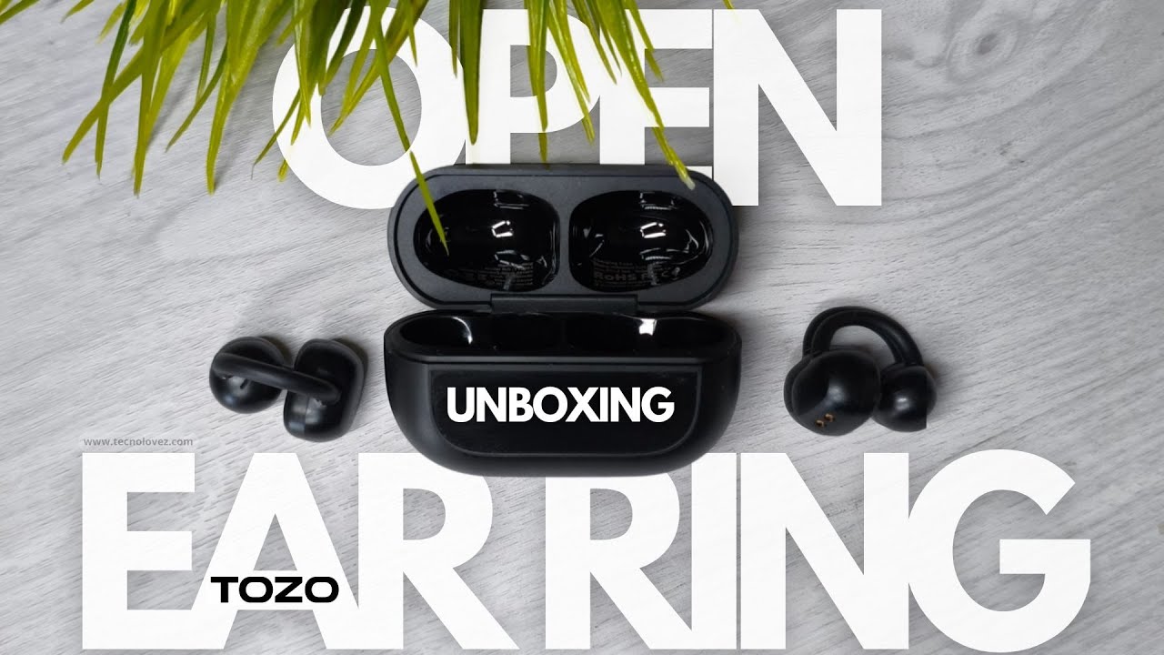 UNBOXING TOZO Open EarRing 🎧AURICOLARI Ultra Con Tecnologia ENC - YouTube