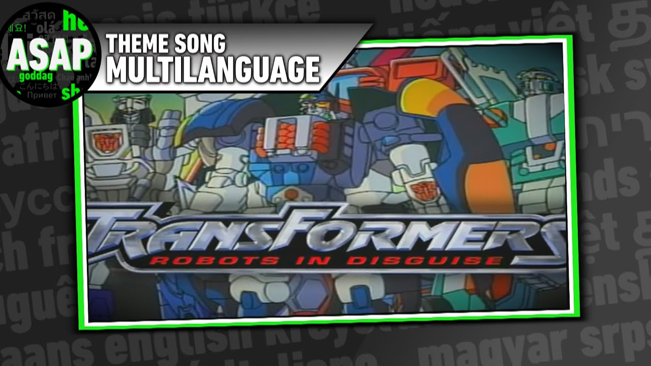 Transformers: Robots in Disguise (2001) Theme Song | Multilanguage ...