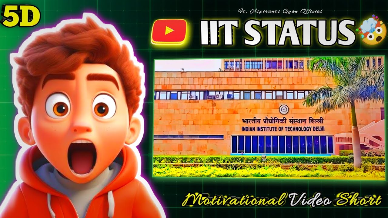 IIT STATUS | Motivational Video Short 5D | ft. aspirants gyan | Jee ...