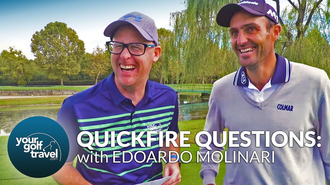 Mark Crossfield & Edoardo Molinari - Quickfire Questions - Italy Golf ...