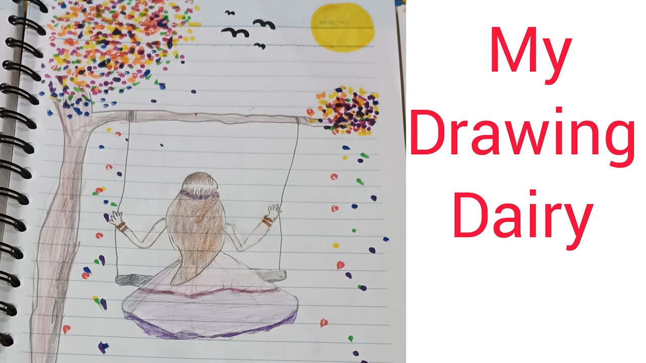 My Drawing Dairy/ cute panting/Art/ watch full video and enjoy my ...