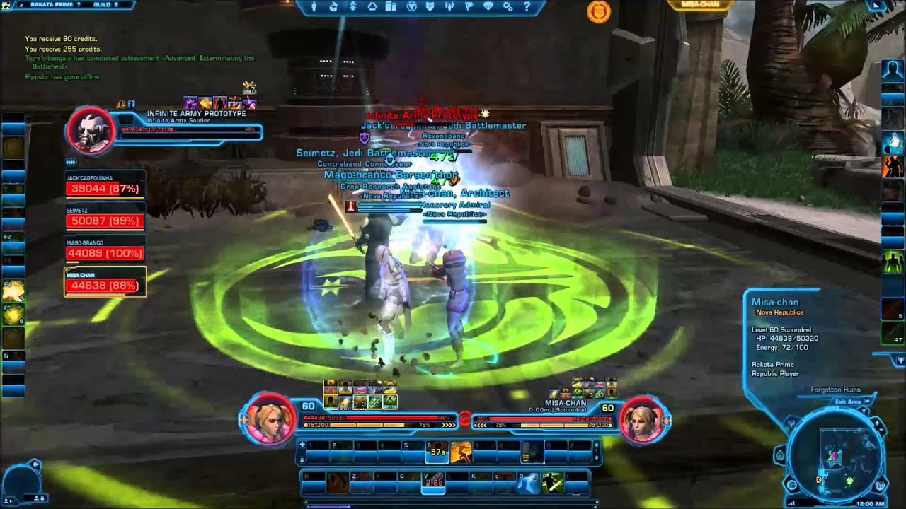 SWTOR- Legacy of Rakata - Infinite Army Prototype (bonus boss) - YouTube