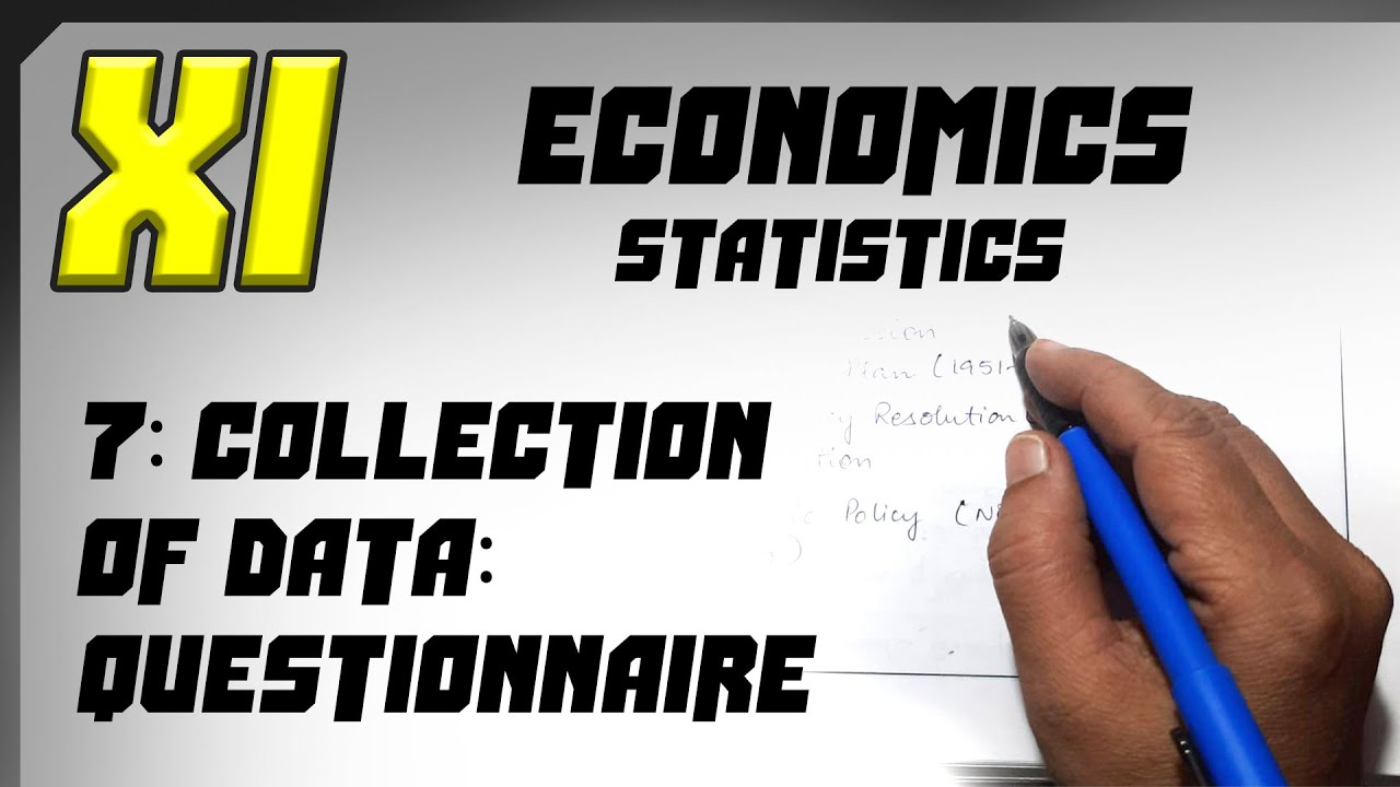 XI Statistics for Economics #7// Collection of Data(Part2) - YouTube
