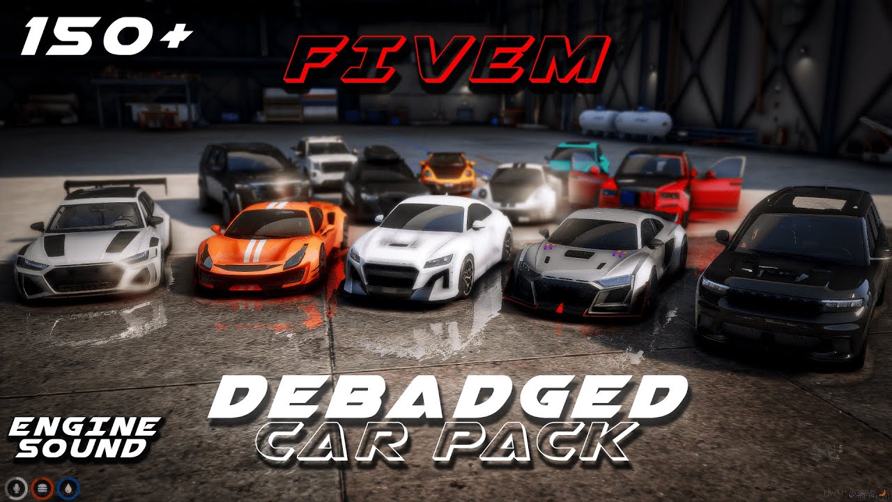 FiveM 150+ New Debadged Car Pack | Custom Engine Sound | High Quality ...