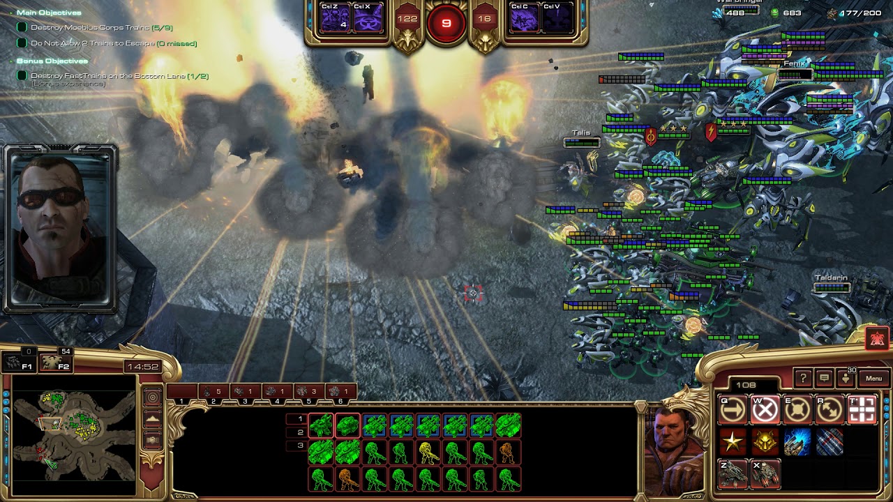 StarCraft 2 Co-Op Mengsk Nuclear Annihilation and Earthsplitter ...