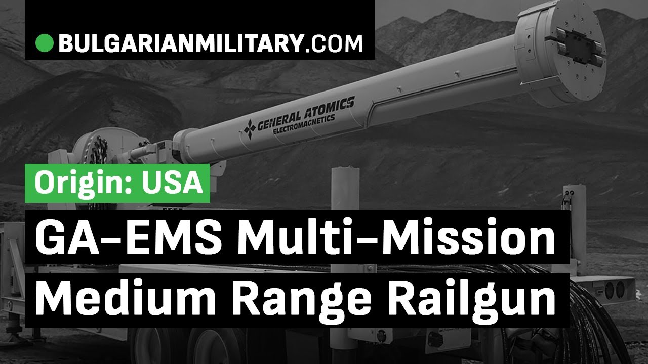 GA-EMS Multi-Mission Medium Range Railgun - YouTube