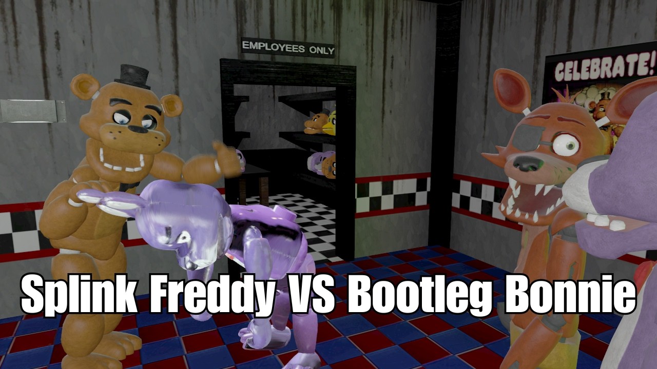Bootleg Bonnie Vs Freddy Splink | SFM FnAF - YouTube