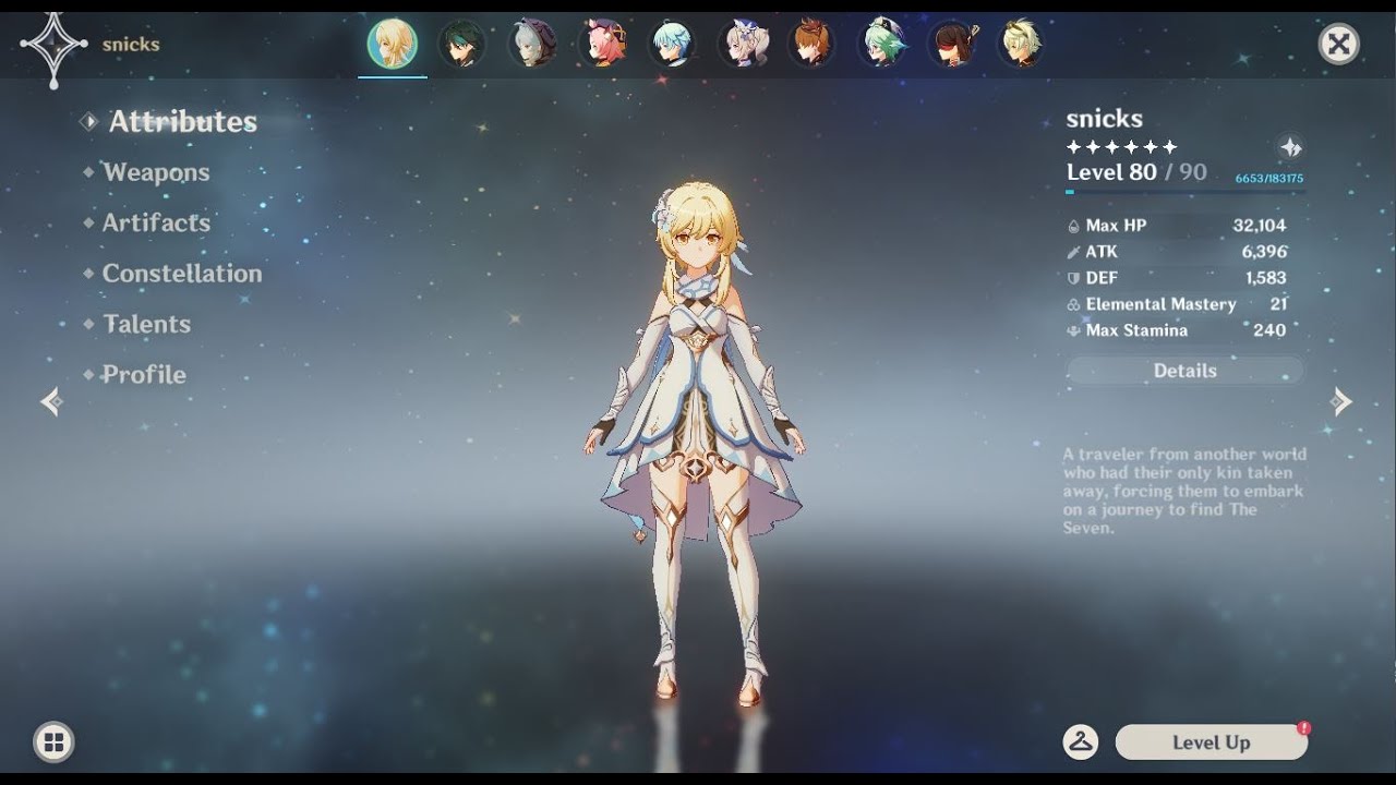 no element traveler | Genshin Impact - YouTube