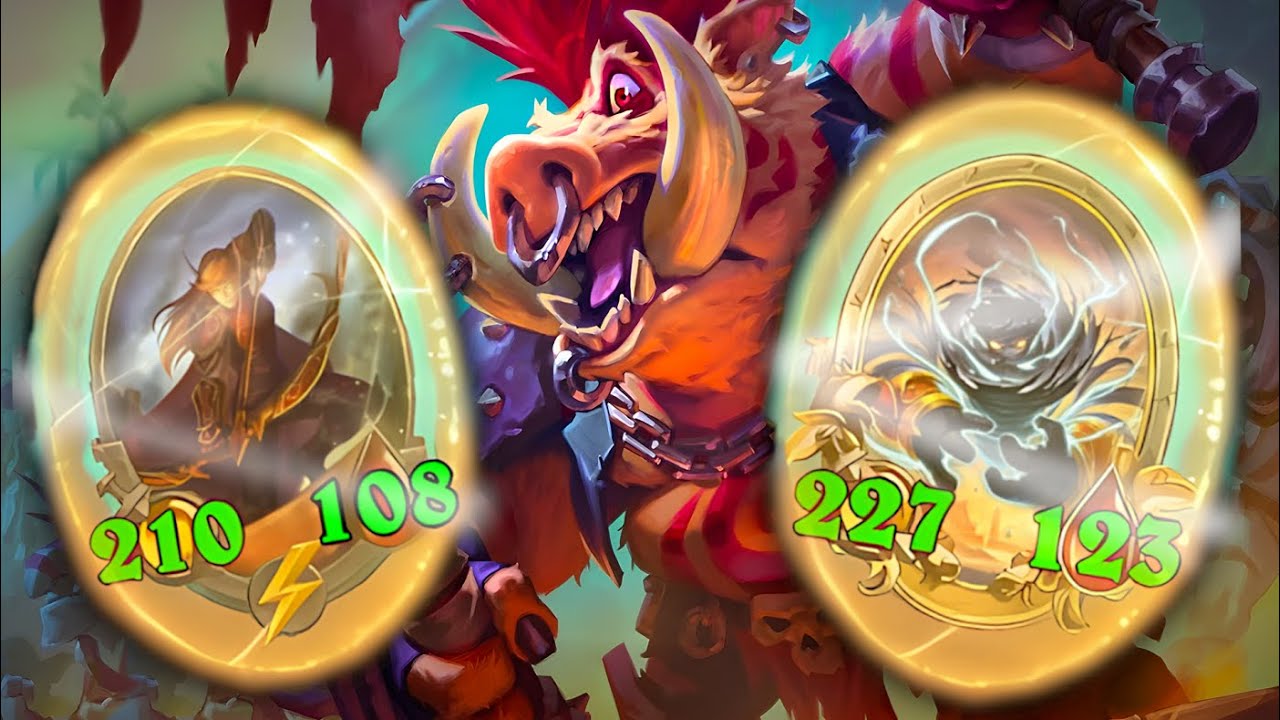 Pumping Windfury Divine Shields with Upgraded Bloodgems! - YouTube