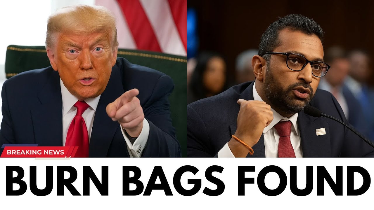 BREAKING: Kash Patel REVEALS Secret “Burn-Bag” Room at FBI HQ EXPOSED ...