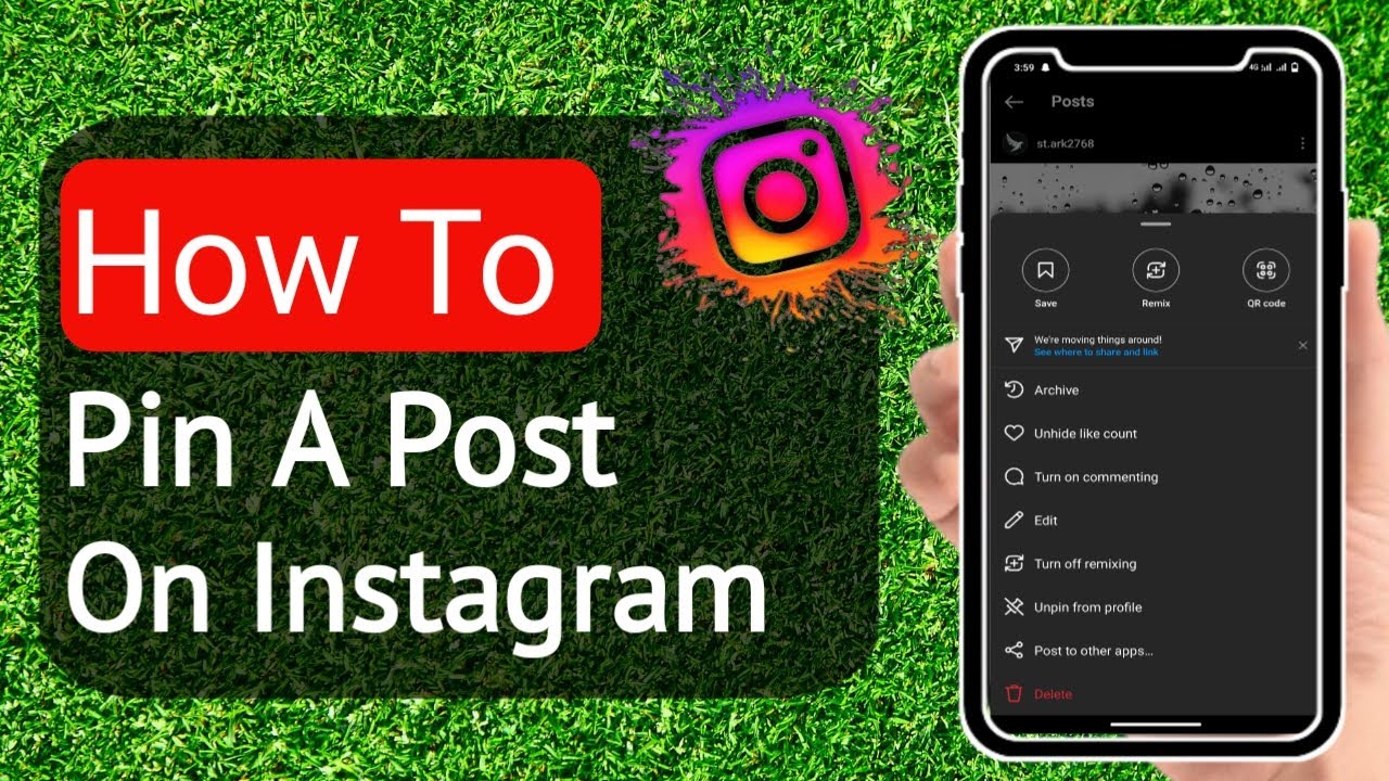 How To Pin A Post On Instagram Profile (Step-By-Step) | Stark Nace ...