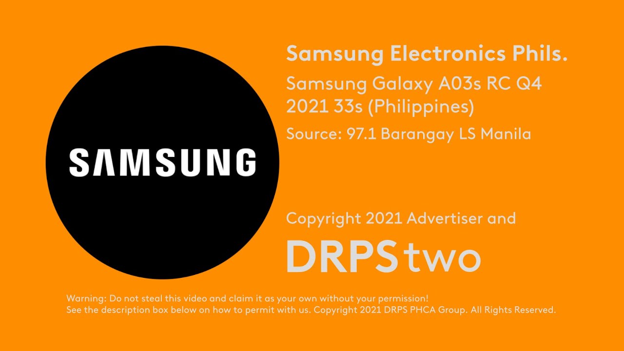 Samsung Galaxy A03s Radio Commercial Q4 2021 33s (Philippines) - YouTube