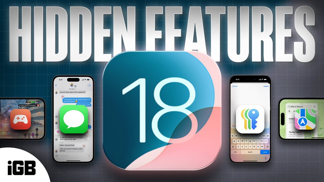 iOS 18 Hidden Features: 15+ SECRET Things You CANNOT Miss! - YouTube