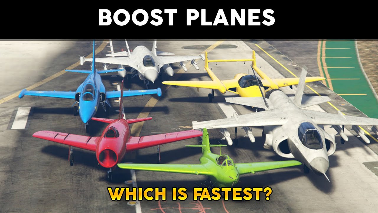 GTA 5 ONLINE WHICH IS FASTEST: HYDRA VS LAZER VS STARLING VS PYRO VS ...