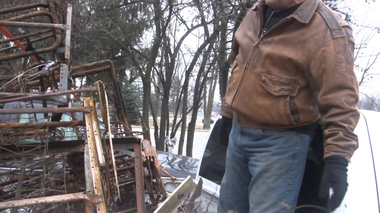 Scrapping Some Rusted Items - YouTube