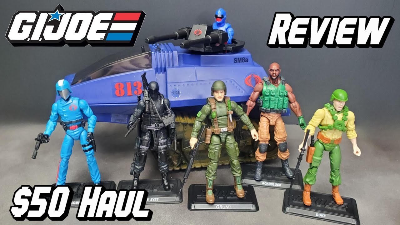 GI JOE Retro Collection - $50 Haul & Review - Duke, Snake Eyes, Grunt ...