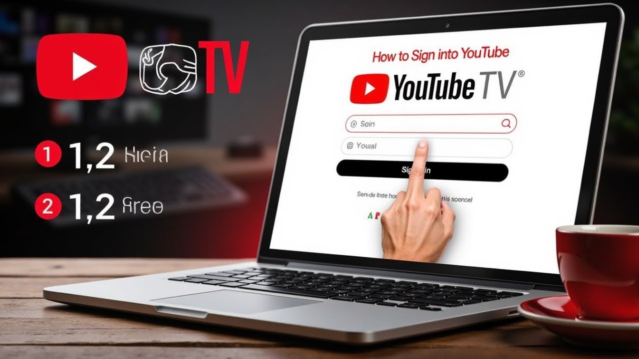 How to Sign Into YouTube TV on Desktop - YouTube