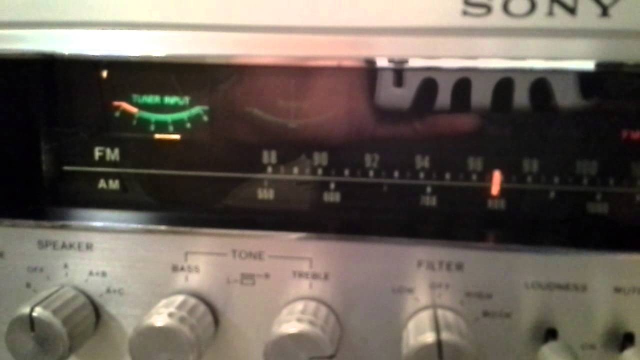 Sony str-7065 stereo receiver - YouTube