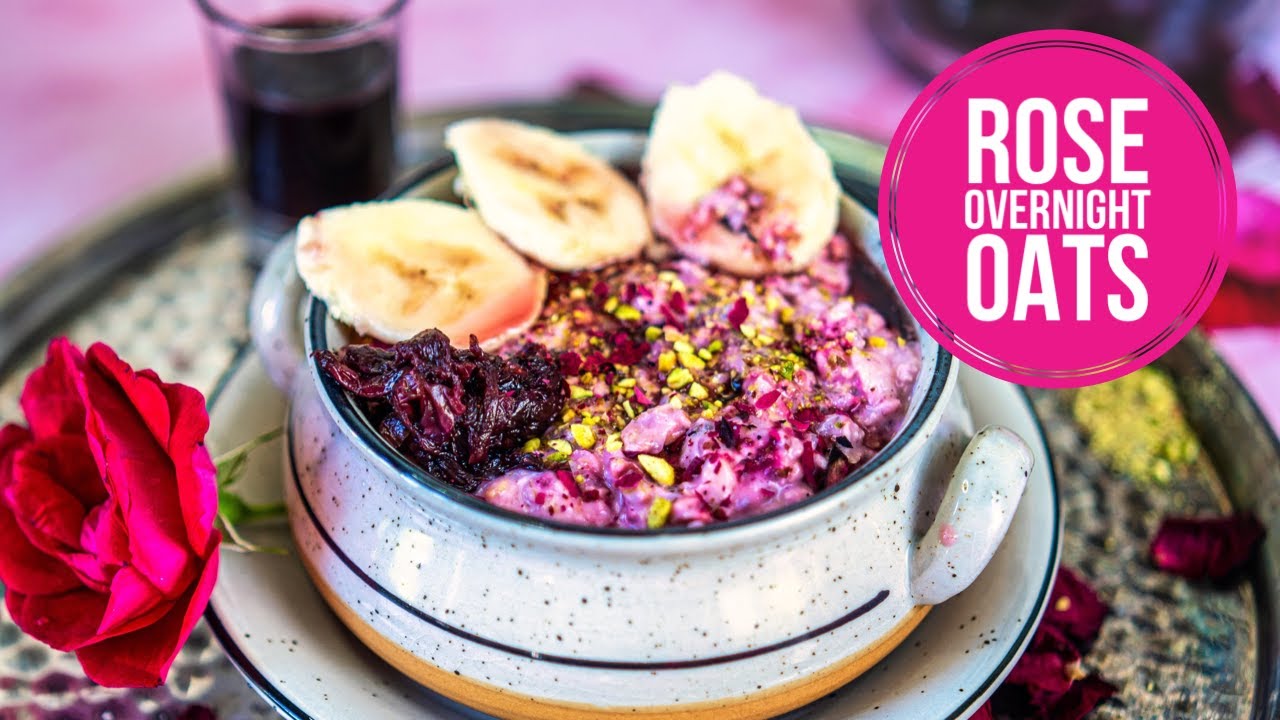East Rose Overnight Oats Recipe - Valentine's Day Breakfast/Dessert ...