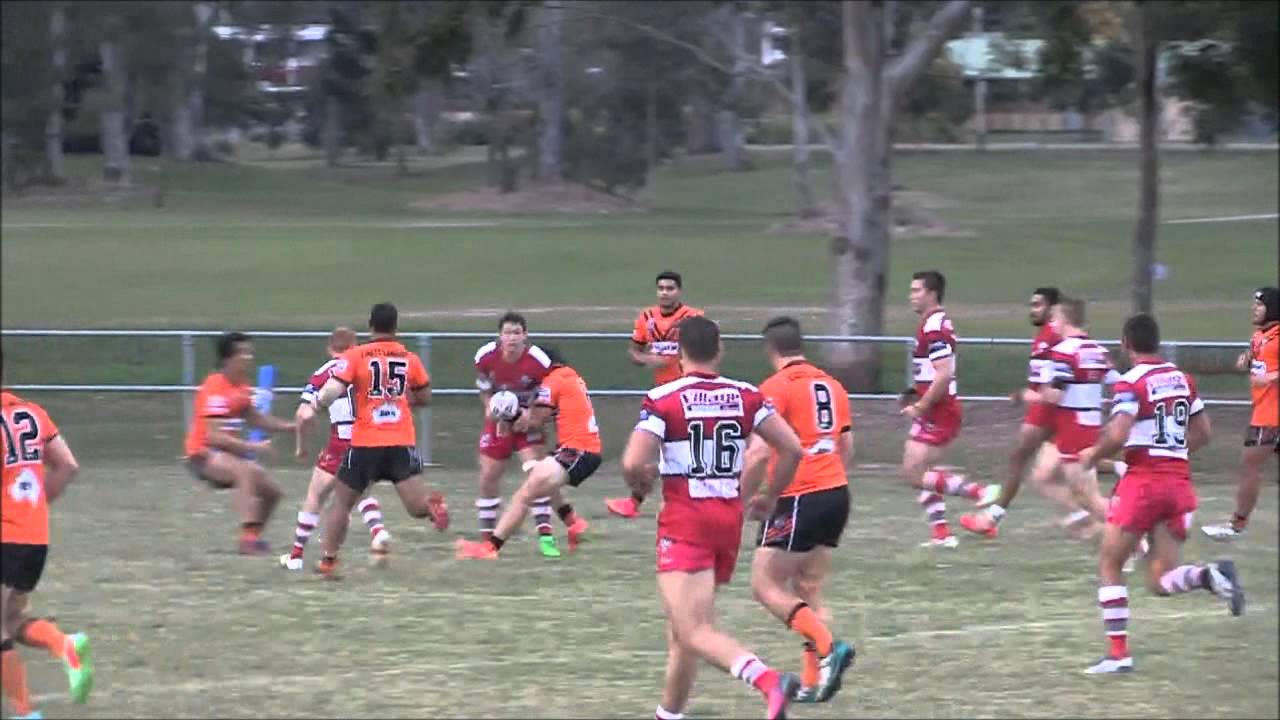 Redcliffe Dolphins v Easts Tigers - Brisbane Rugby League Rd4 - YouTube