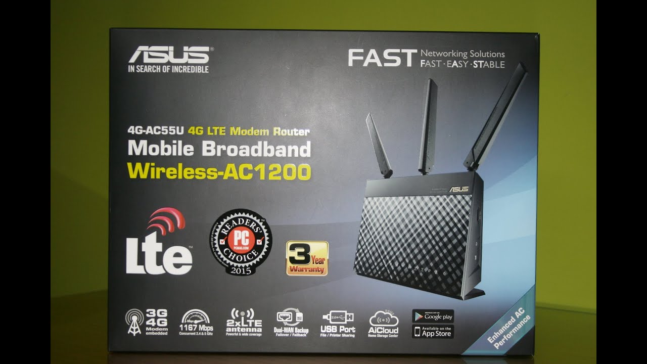 ASUS 4G-AC55U: Unboxing y primeras impresiones - YouTube