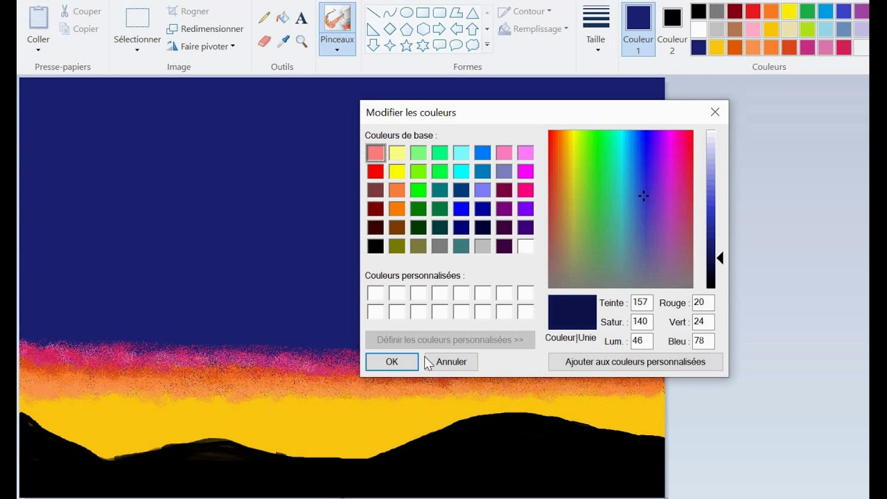Desert's Beauty (Microsoft Paint) - Digital Art🎨 - YouTube