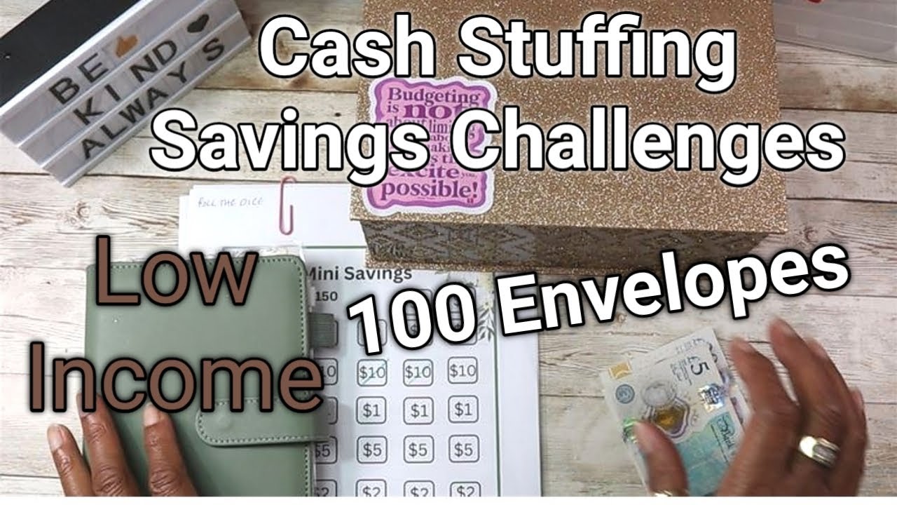Low Income Cash Stuffing Savings Challenges 100 Envelopes Wk 4 Jan #savingmoney #budgeting # ...