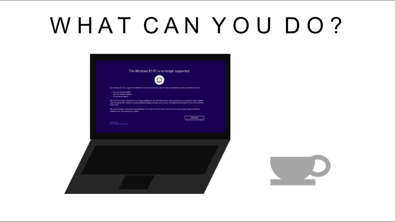 Support for Windows 8.1 has ended - What can you do? - YouTube