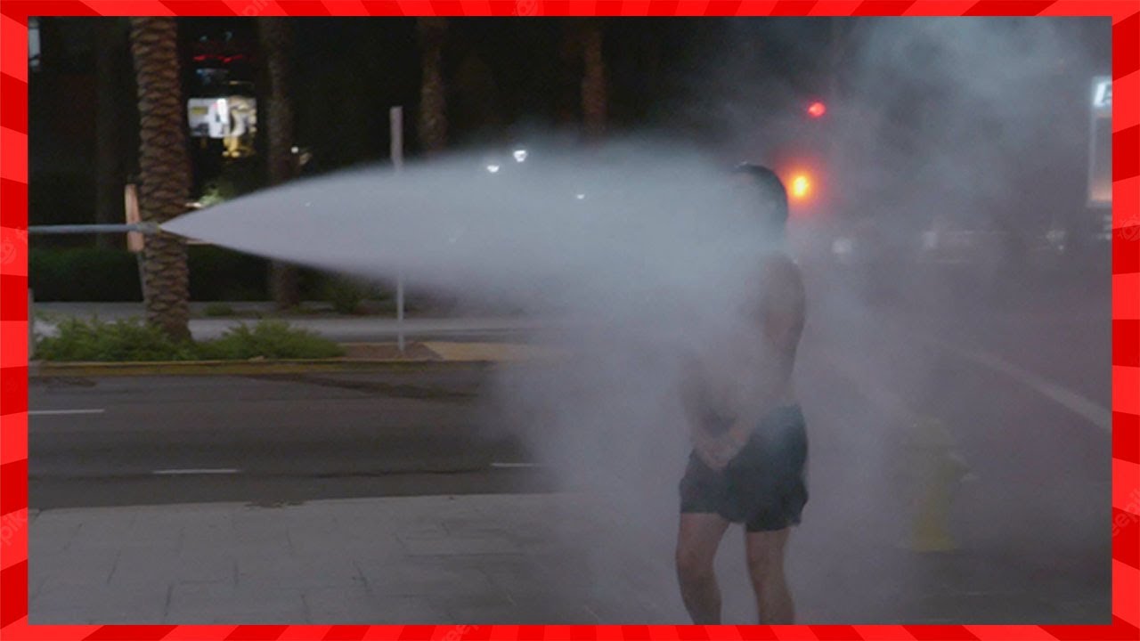 Getting Hit By A Power Washer - YouTube